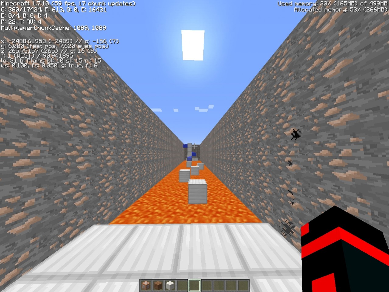 Miners Parkour! Minecraft Map