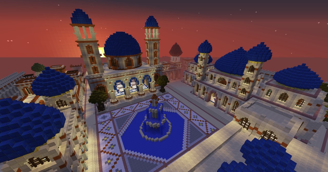 Arabic City of Qatab Minecraft Map