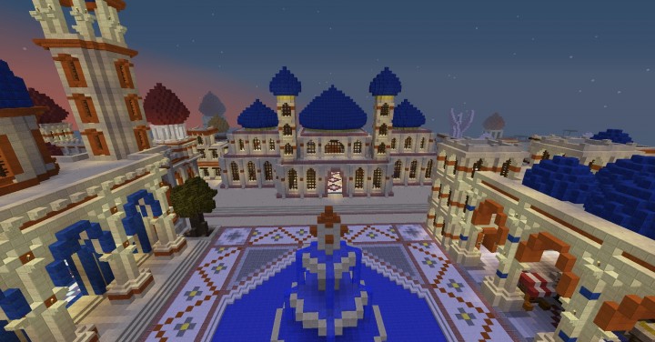Arabic City of Qatab Minecraft Project