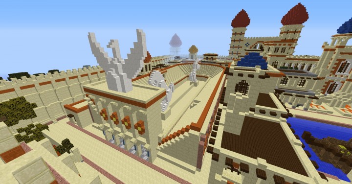 Arabic City of Qatab Minecraft Map