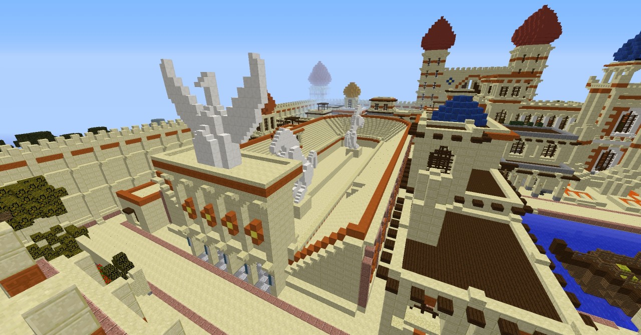 Arabic City of Qatab Minecraft Map