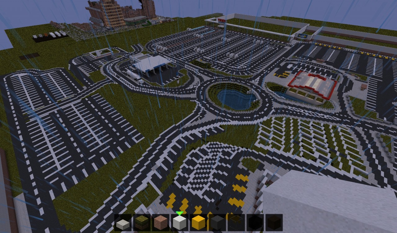 Large Retail Park Minecraft Map