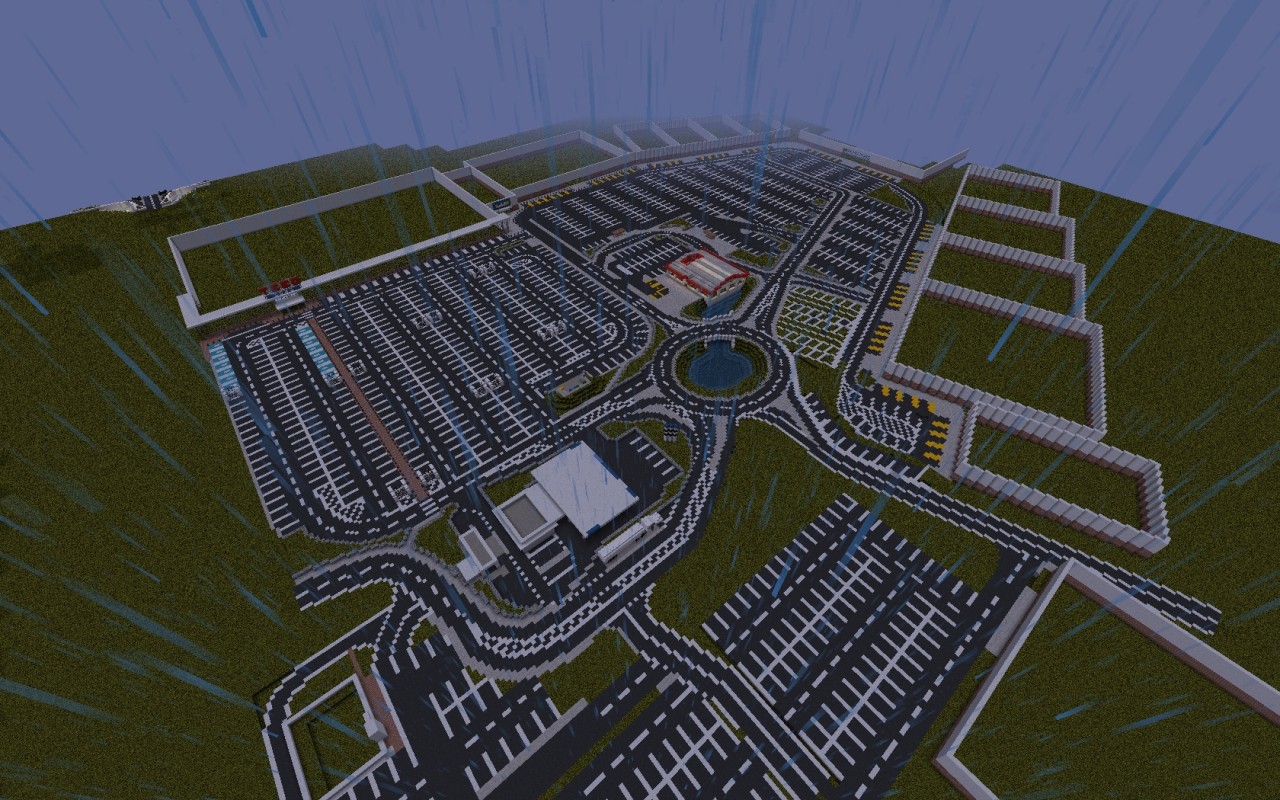 Large Retail Park Minecraft Map