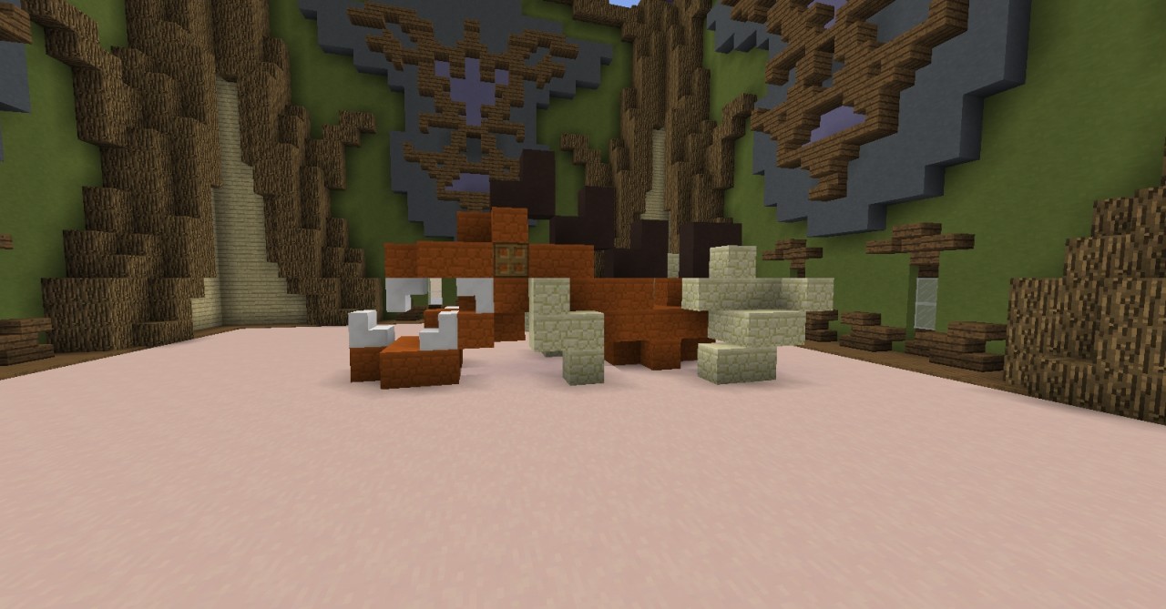 Some winning plot on Hypixel BuildBattle Minecraft Map