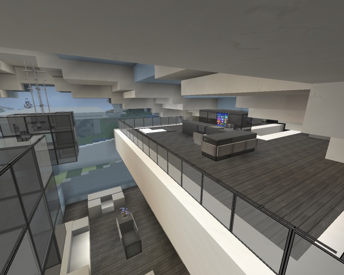 futuristic House #1 Minecraft Map