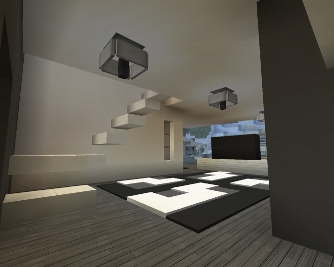 futuristic House #1 Minecraft Map