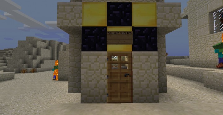 Minecraft Fallout/Bomb/Zombie Shelter Minecraft Map