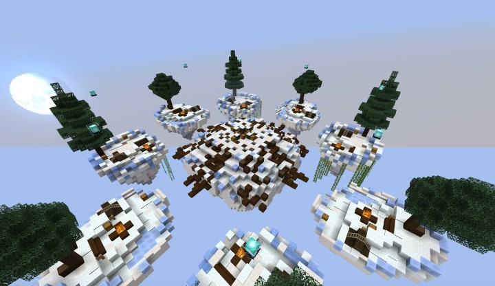 5 unique skywars maps Minecraft Map