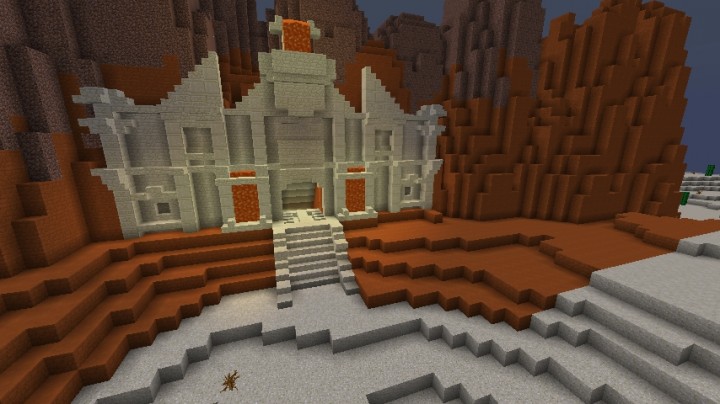 Temple. Minecraft Map