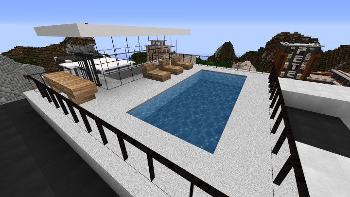 Modern Tower Home Minecraft Map