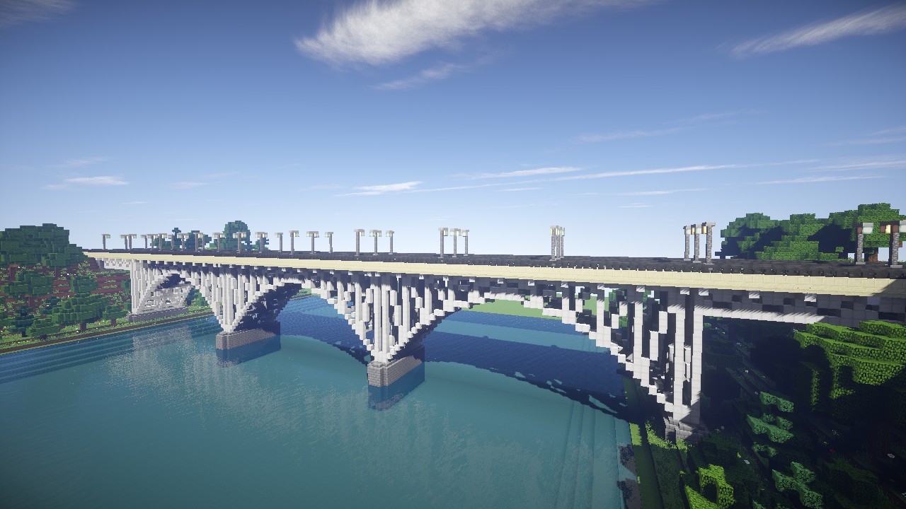 Truss Arch Bridge Minecraft Map