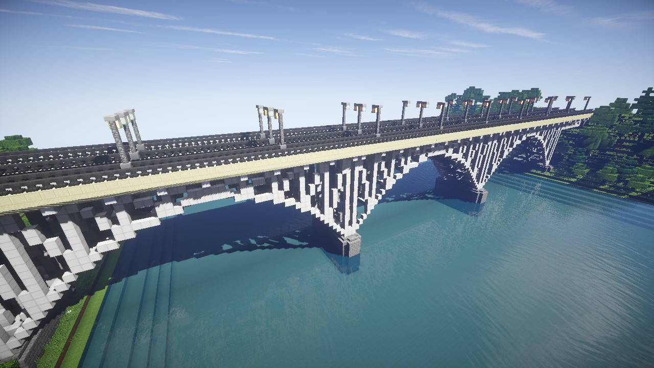 Truss Arch Bridge Minecraft Map
