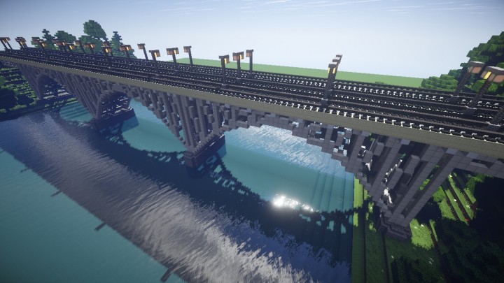 Truss Arch Bridge Minecraft Map