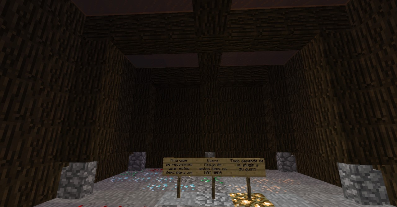 Warps mina Minecraft Map