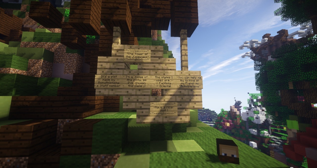 The Tower of the Judgement Minecraft Map