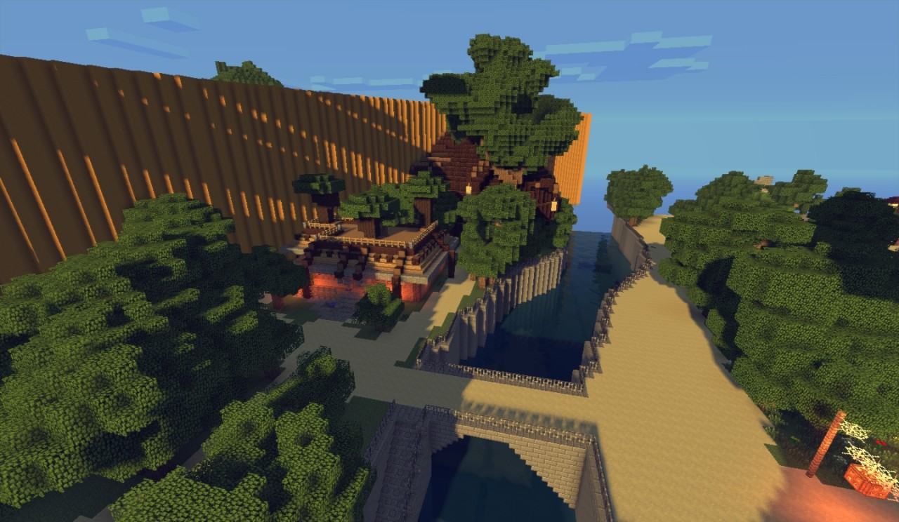 【Naruto】Konohagakure Minecraft Map