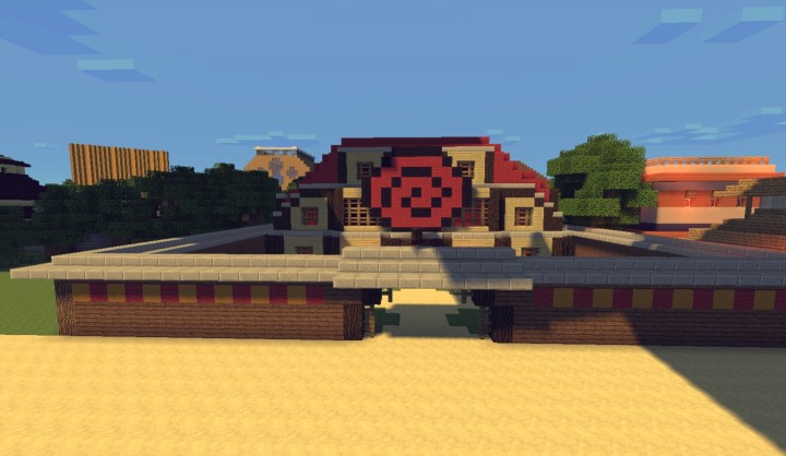 【Naruto】Konohagakure Minecraft Map