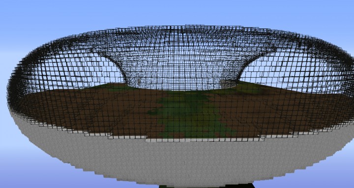 Large Torus ready for move in Minecraft Map