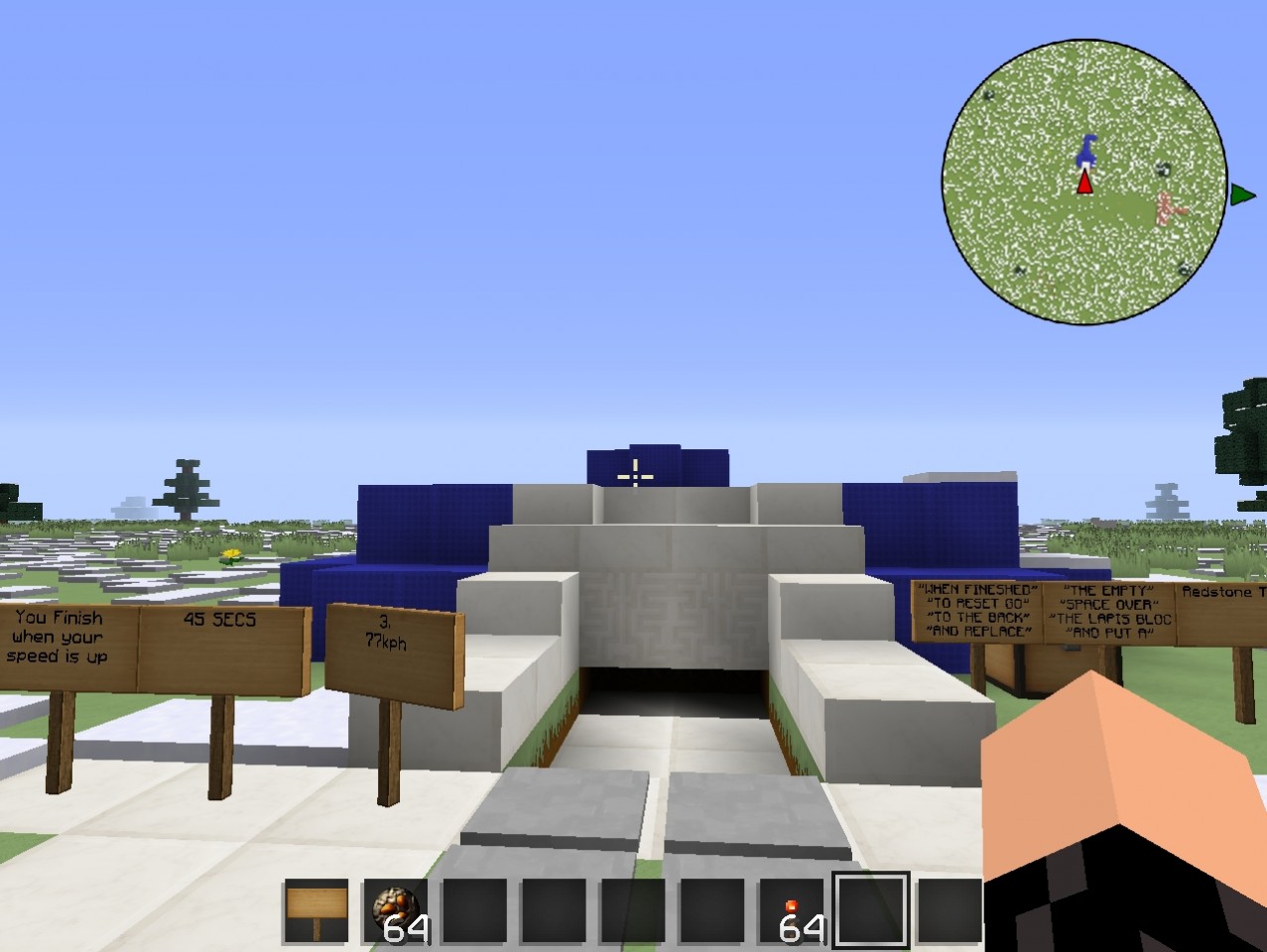 Treadmill It's Superfast Minecraft Map