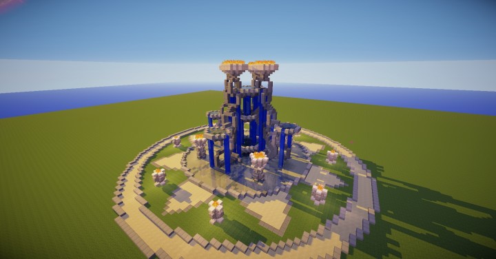 Big and beautiful fountain Minecraft Map