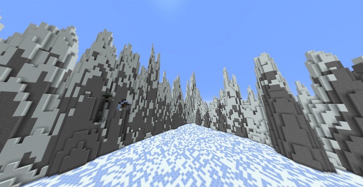 IceLand Mountains Minecraft Map