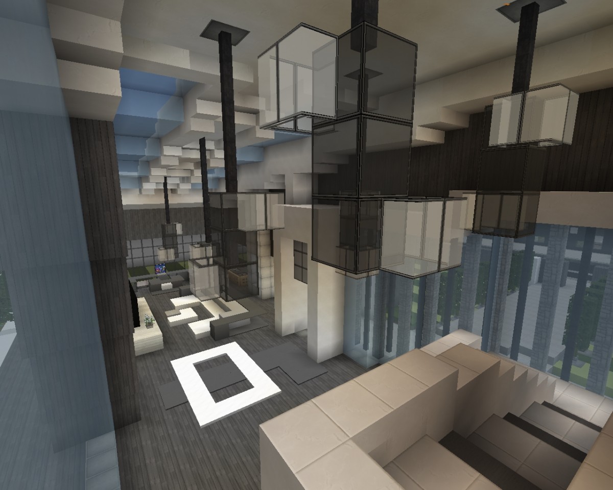 futuristic House #2 Minecraft Map