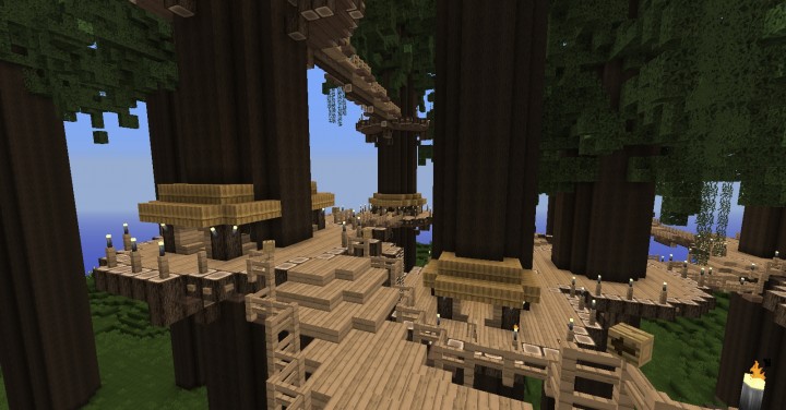 Ewok Village Minecraft Map
