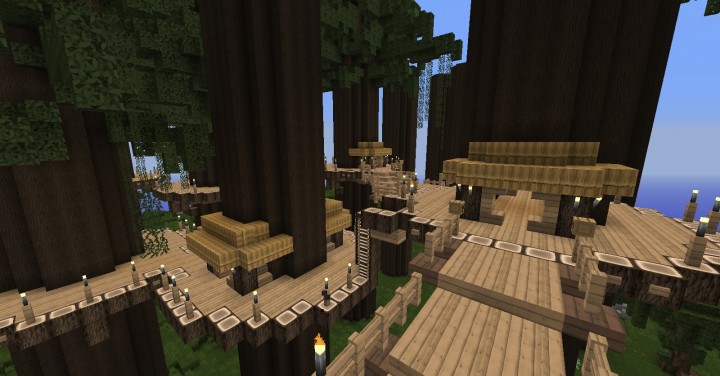 Ewok Village Minecraft Map