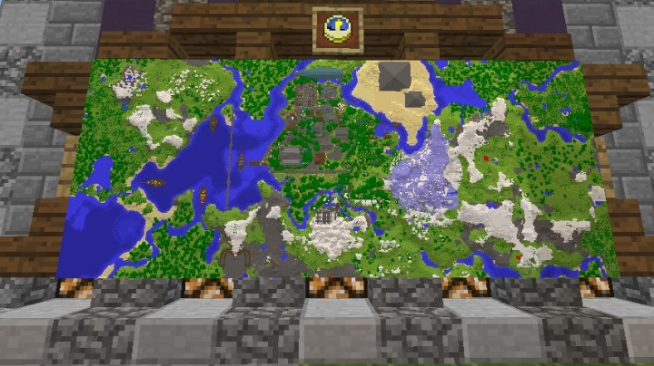 Miniature Minecraft Map