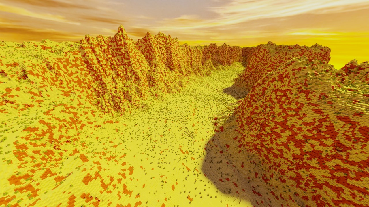 Desert Landscape Route 111 Minecraft Map