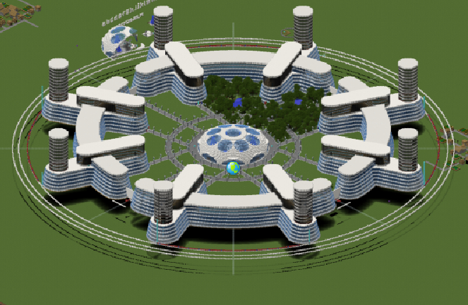 Giant Hub (The Venus Project) [World Save!!] Minecraft Map