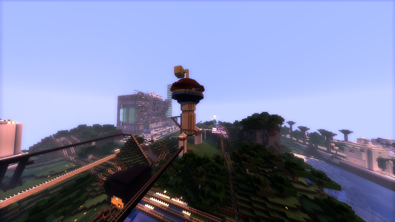 Sunnyside Hill. A Minecraft City Minecraft Map