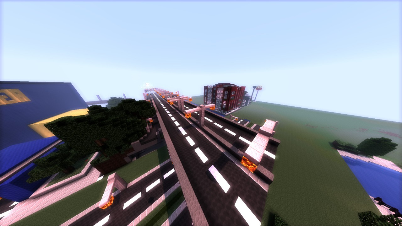 Sunnyside Hill. A Minecraft City Minecraft Map