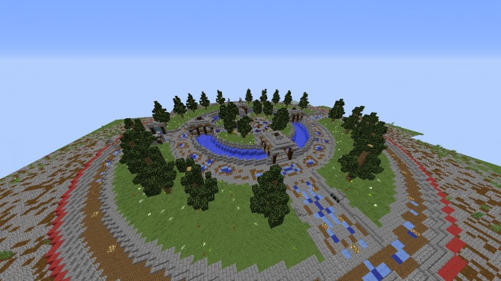 Minecraft Faction Server Spawn (Blue) Minecraft Map