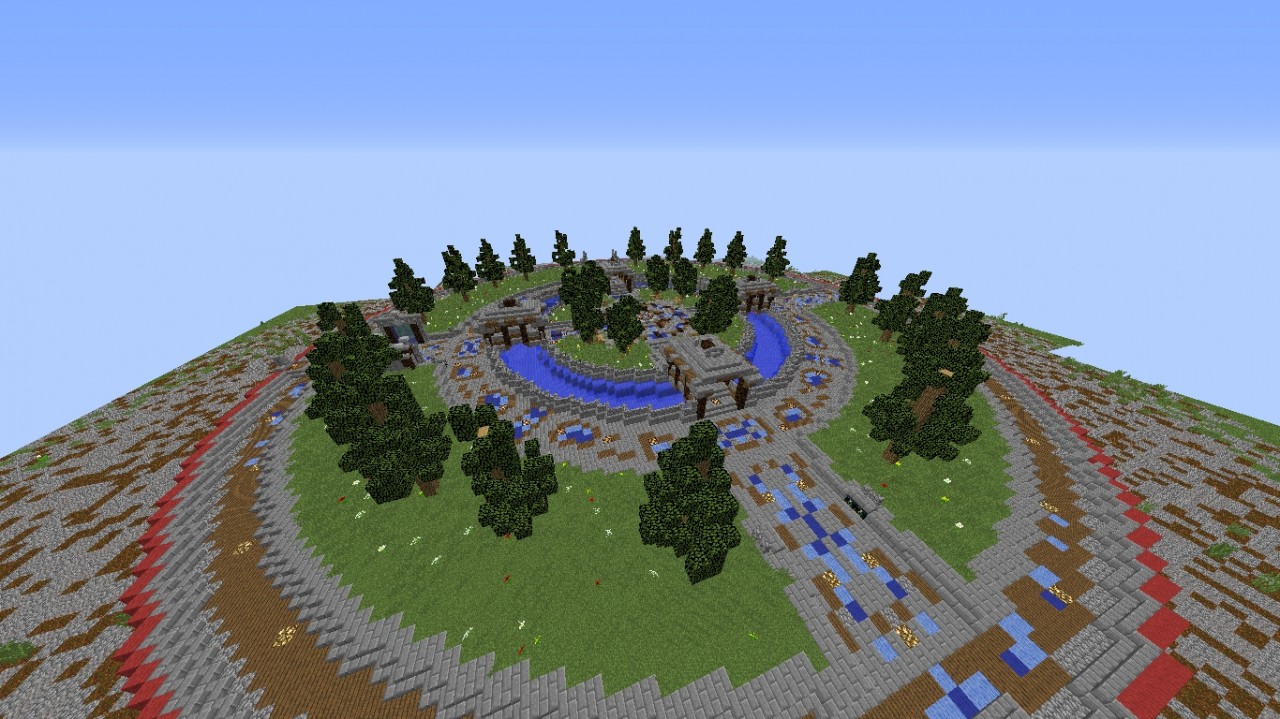 Minecraft Faction Server Spawn (Blue) Minecraft Map