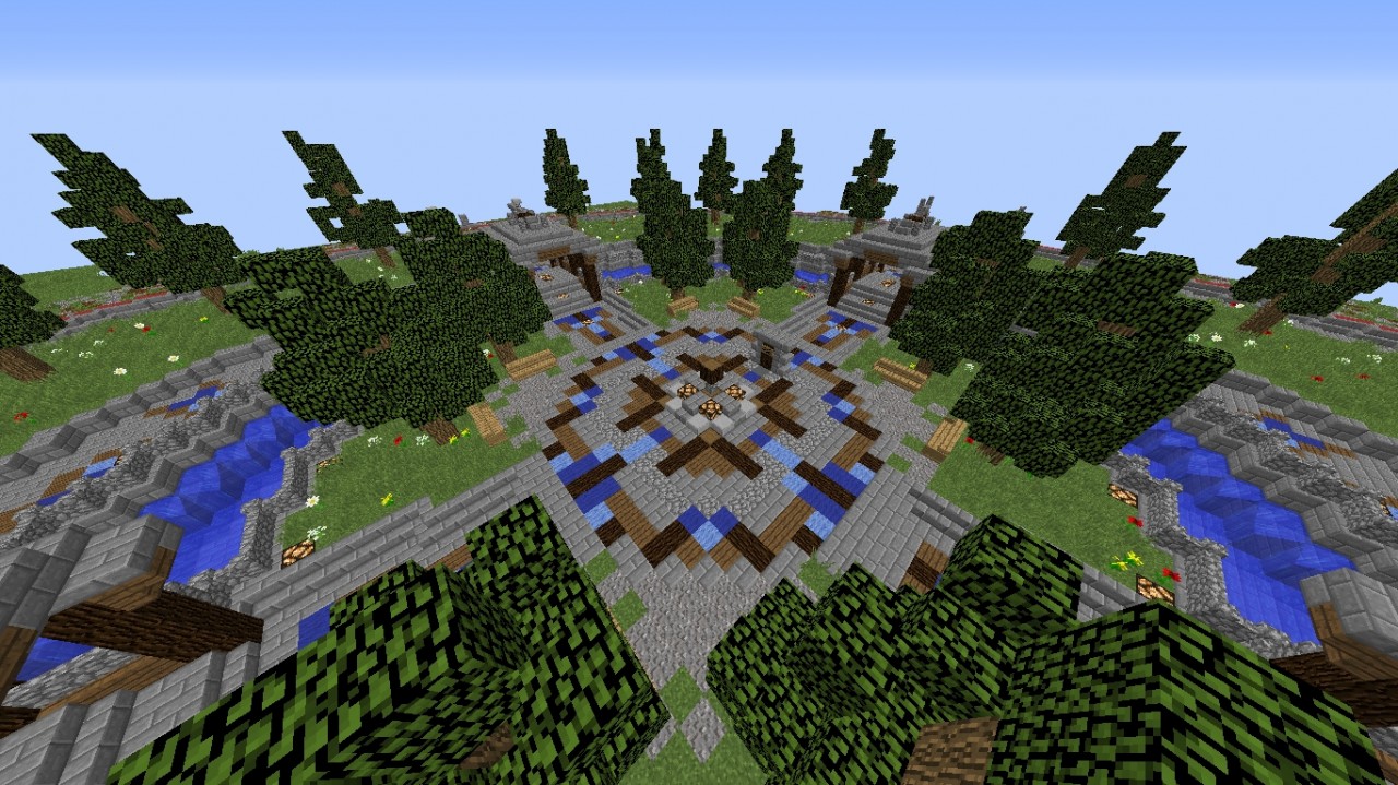 Minecraft Faction Server Spawn (Blue) Minecraft Map