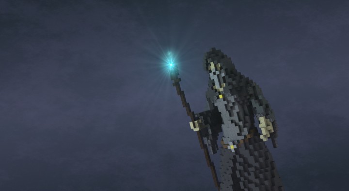 The wandering old Mage - my first organic Minecraft Map