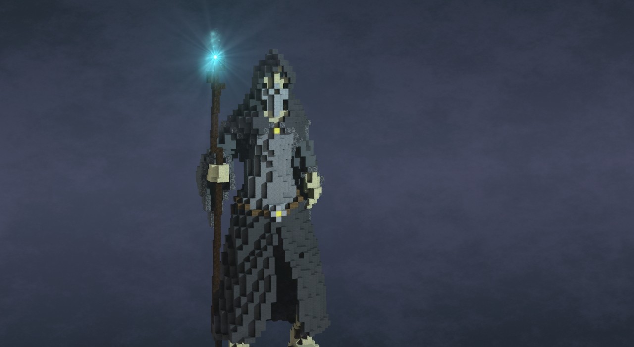 The wandering old Mage - my first organic Minecraft Map