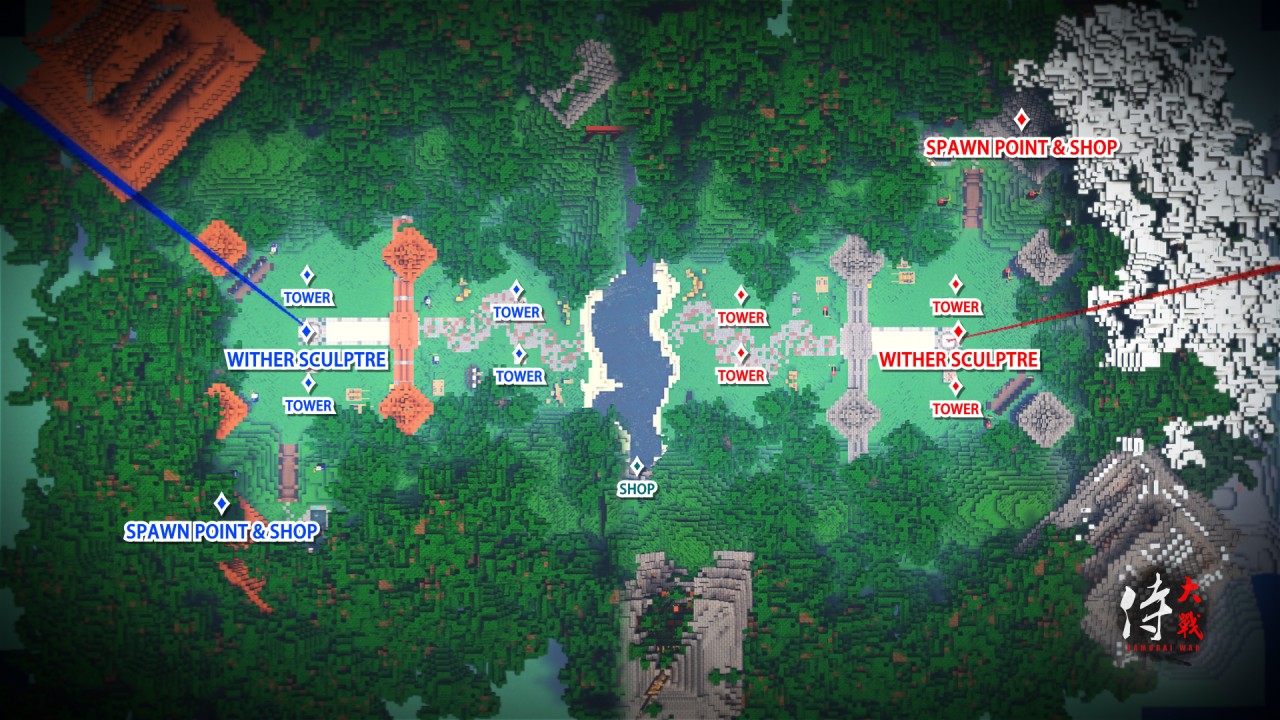 Minecraft: SAMURAI WAR Minecraft Map