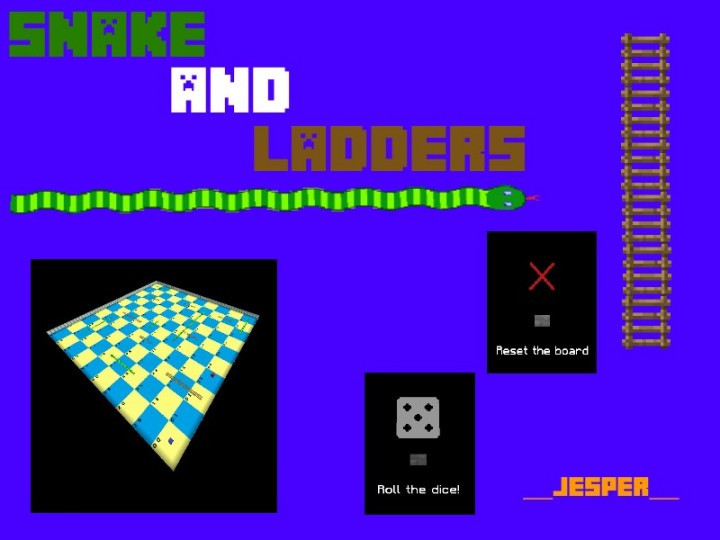 Snake and Ladders in Minecraft Minecraft Map
