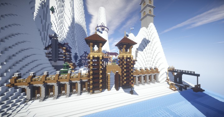 Valaheim, The snowy kingdom Minecraft Map