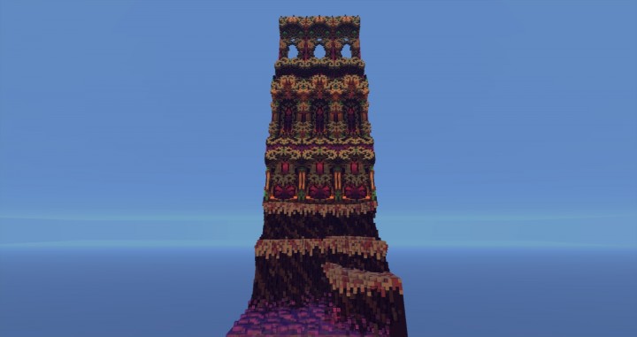 Purple Pattern Minecraft Map