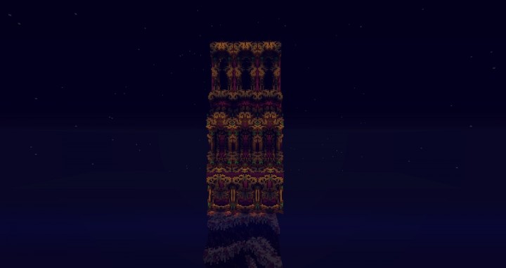 Purple Pattern Minecraft Map