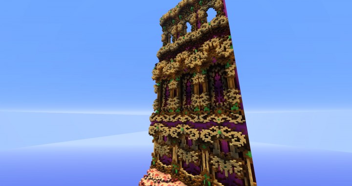 Purple Pattern Minecraft Map