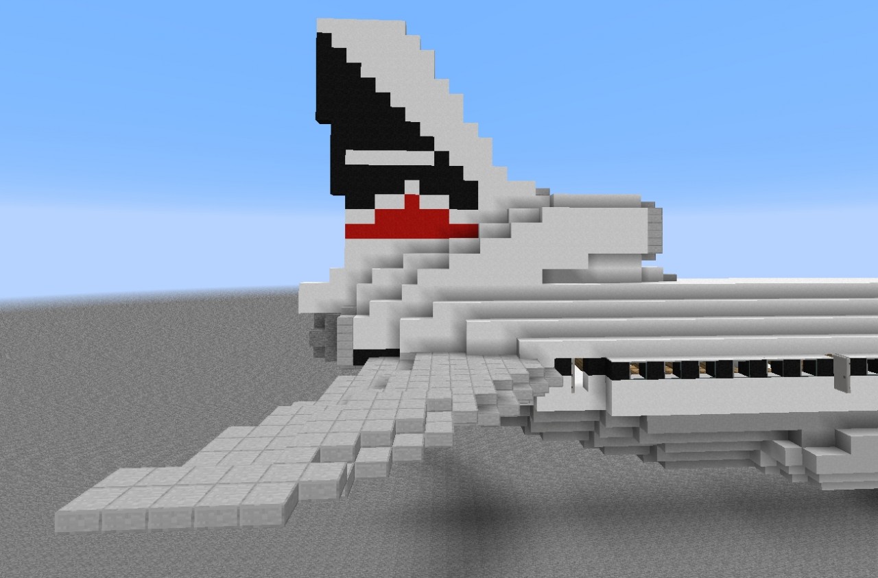 Lockheed L1011 Tristar -- Delta Airlines Minecraft Map