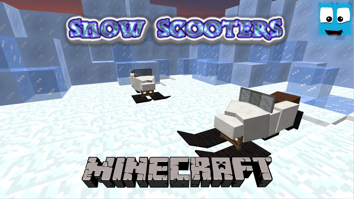 snow scooters, a minecraft consept with only 4 commands Minecraft Map