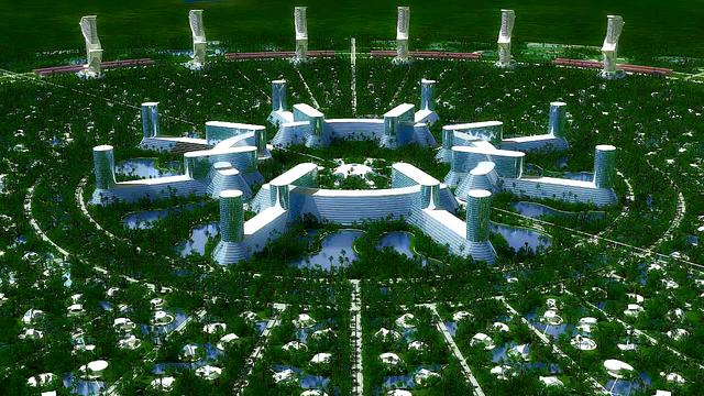 Giant Hub (The Venus Project) [World Save!!] Minecraft Map
