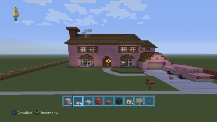 The Simpsons House Minecraft Map