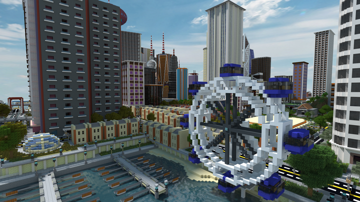 Matt's MineCity - Massive Modern City Minecraft Map