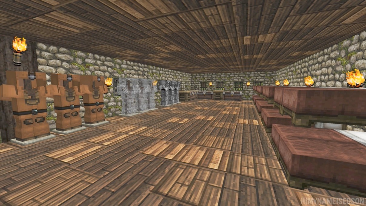 Medieval Barracks Minecraft Map